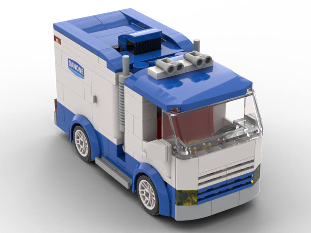 LEGO MOC Danone Truck 2019 by n2brick | Rebrickable - Build with LEGO