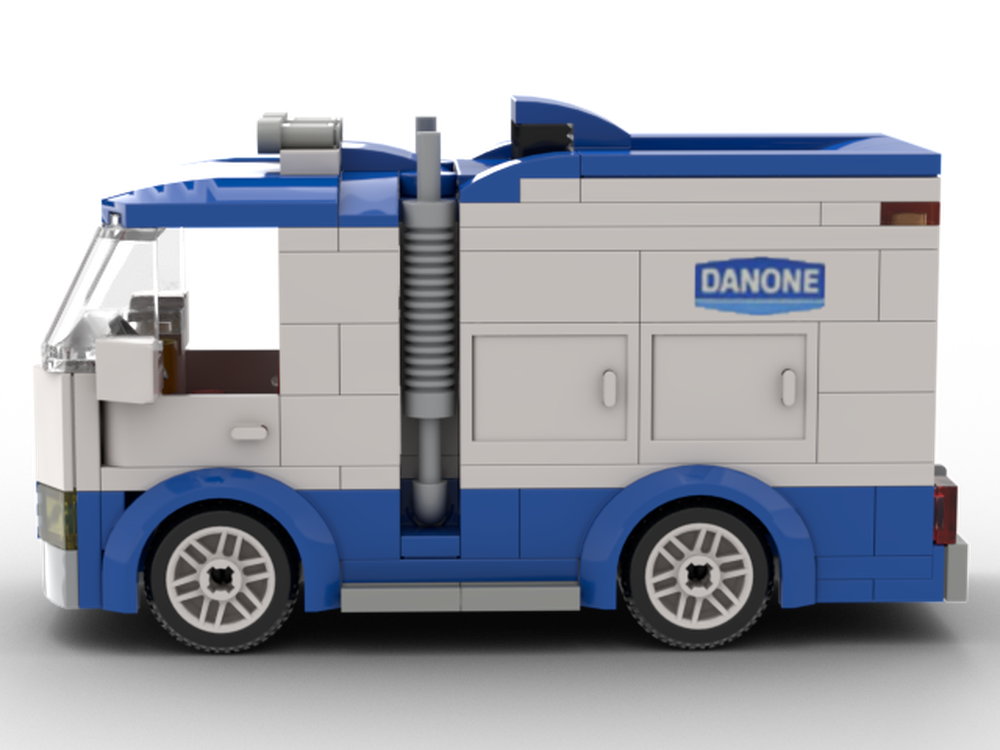 LEGO MOC Danone Truck 2019 by n2brick | Rebrickable - Build with LEGO