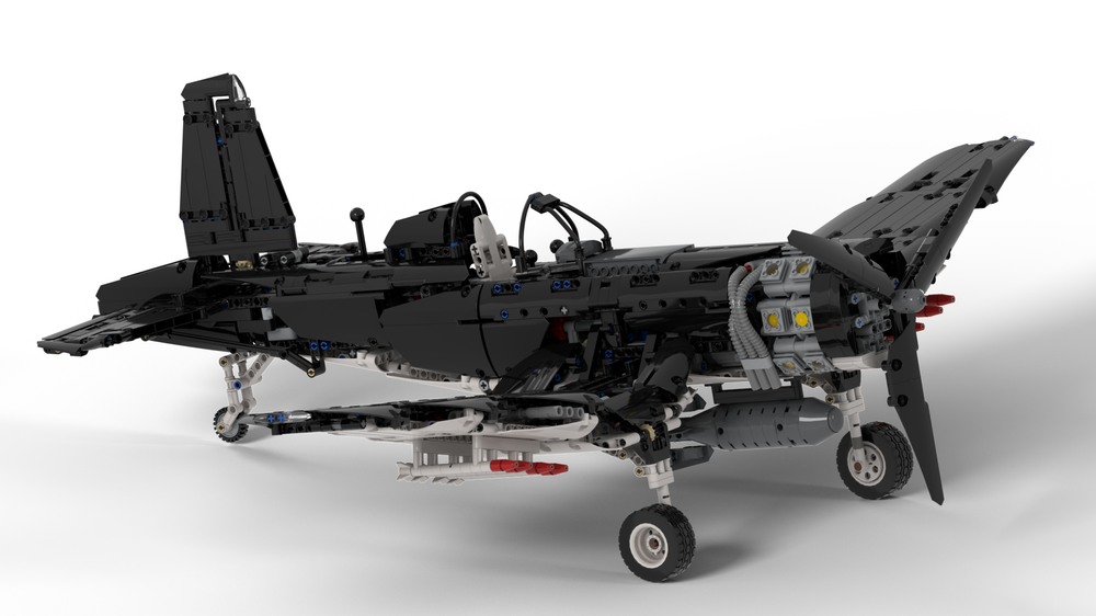 LEGO MOC Vought F4U Corsair by Joebot360 | Rebrickable - Build with LEGO