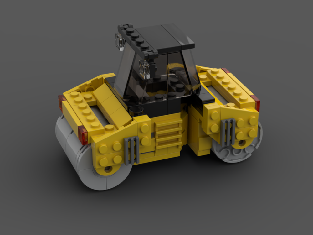 LEGO MOC Tandemvibrationswalze Tandem Roller Soil Compactor ...