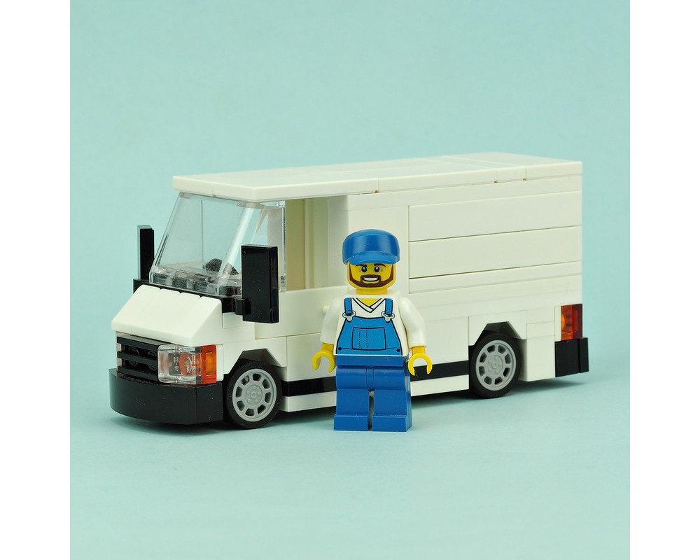 LEGO MOC White Van by De_Marco | Rebrickable - Build with LEGO