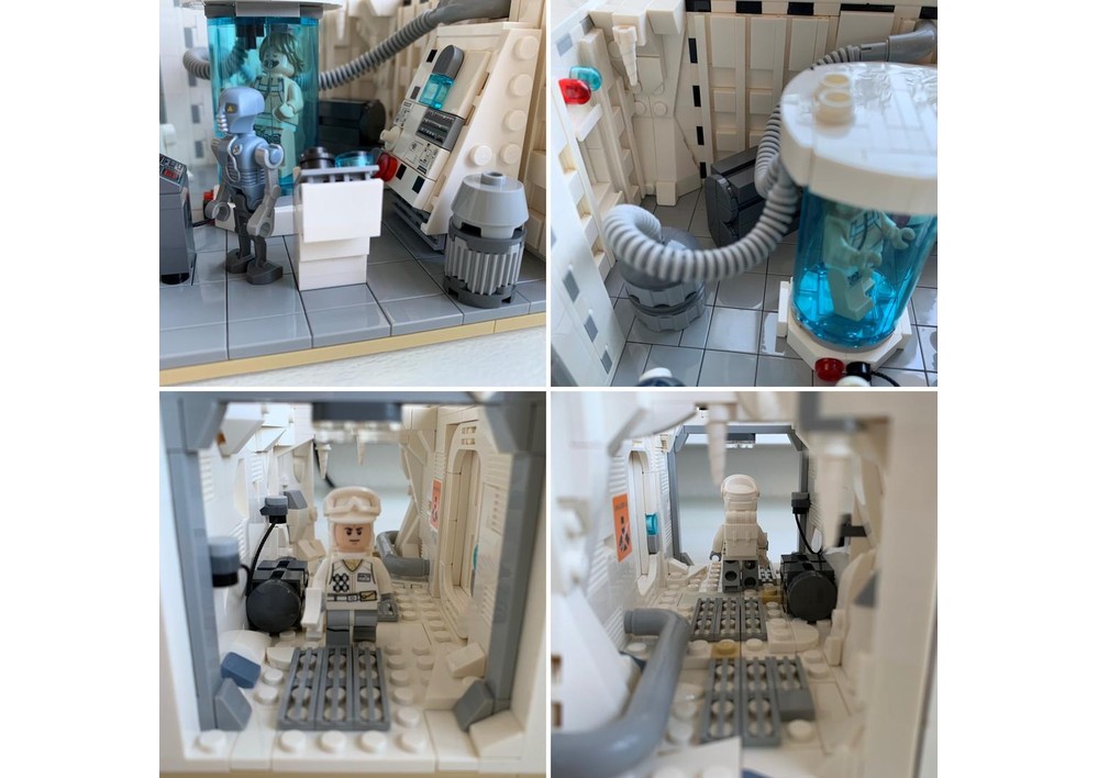 LEGO MOC Hoth Echo Base Medical Bay with Corridor MOC by ...
