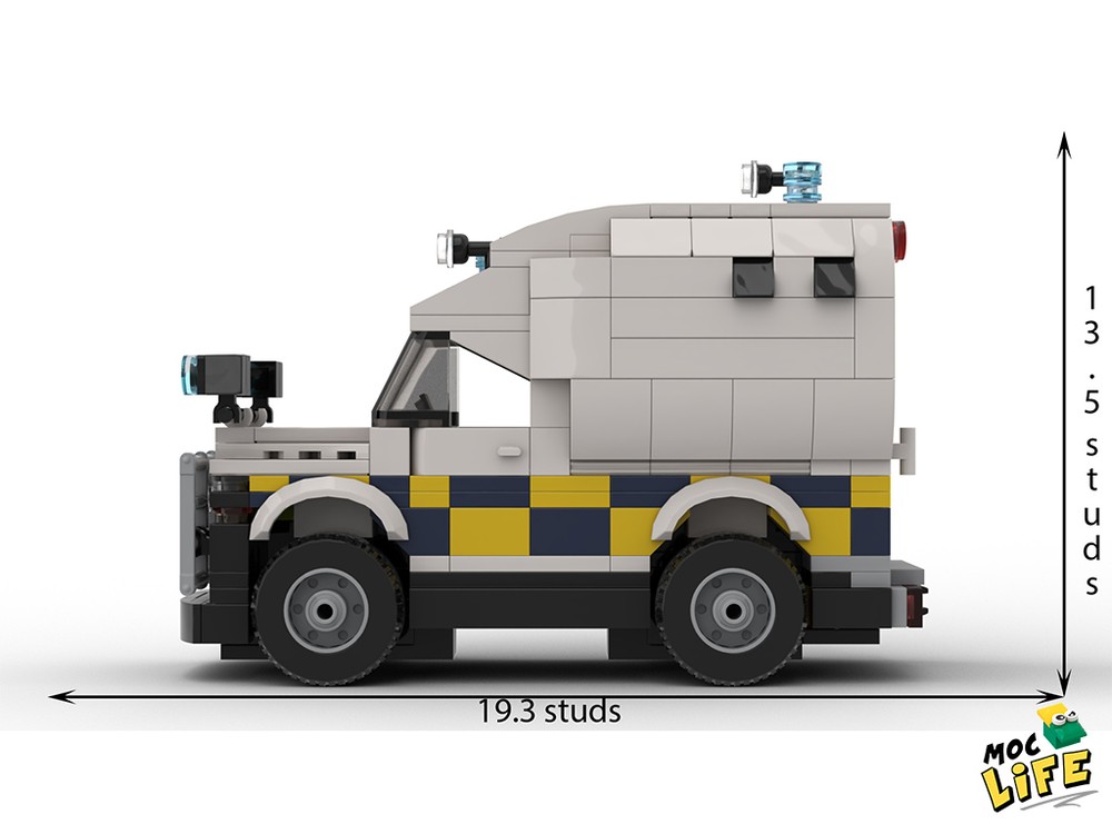 LEGO MOC Land Rover Tangi crime police UK by MocLife | Rebrickable ...