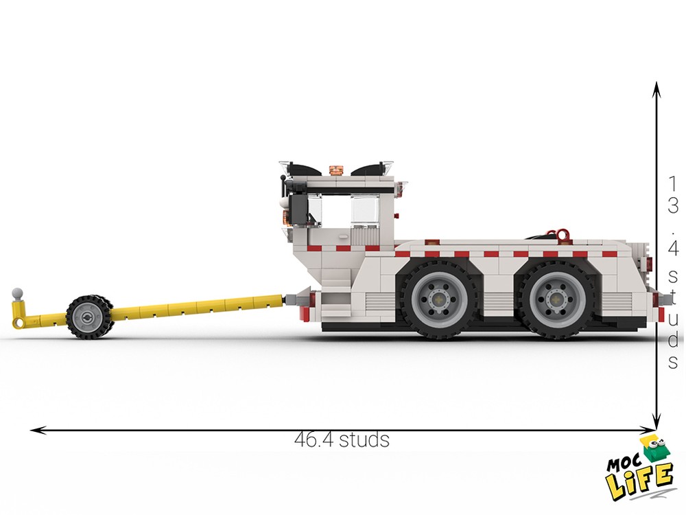 LEGO MOC Aircraft tug by MocLife | Rebrickable - Build with LEGO