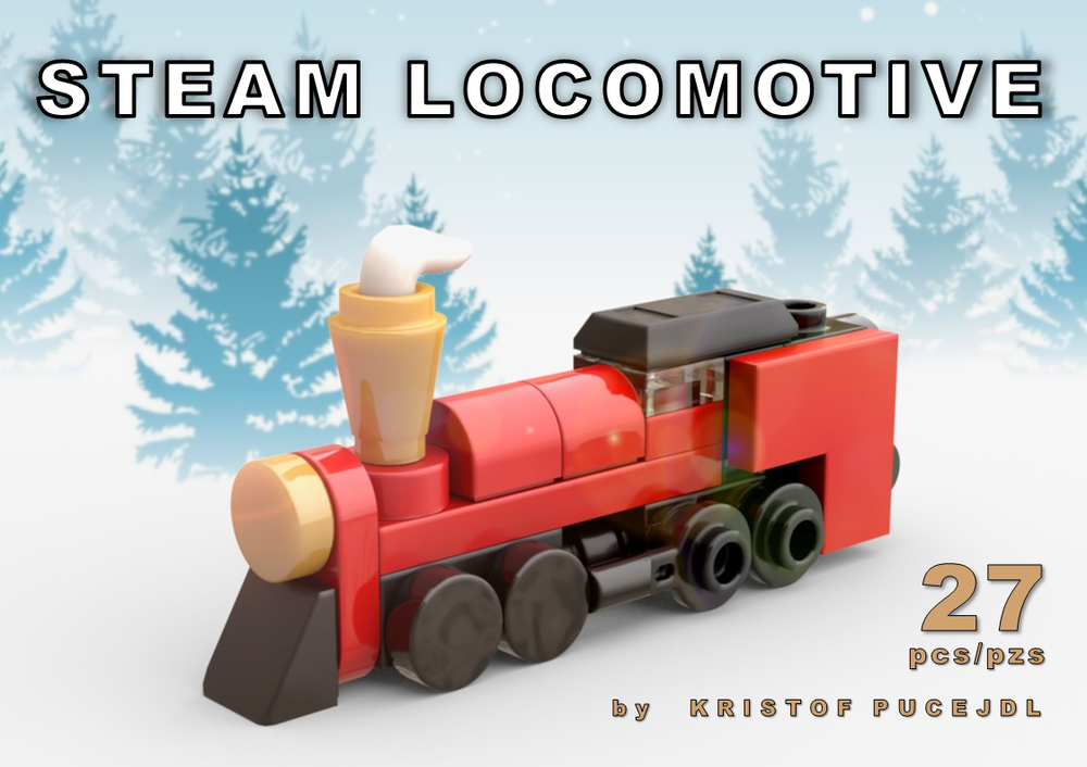 LEGO MOC Micro Steam Locomotive by KristofPucejdl | Rebrickable - Build ...