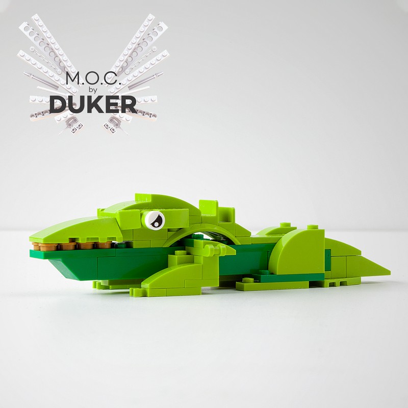 LEGO MOC Alligator by Duker | Rebrickable - Build with LEGO