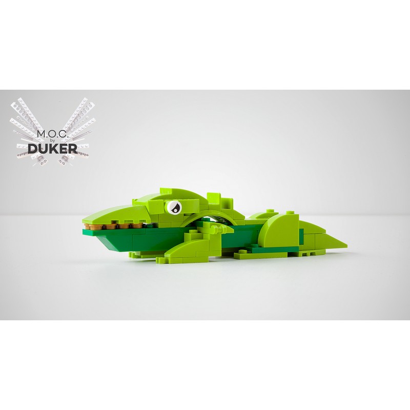 LEGO MOC Alligator by Duker | Rebrickable - Build with LEGO