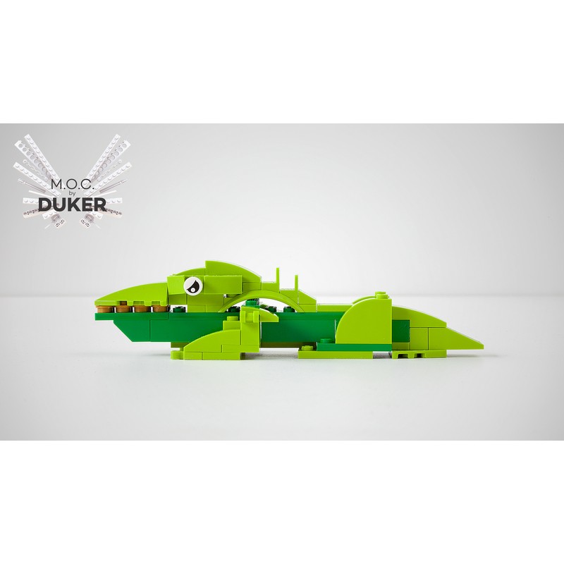 LEGO MOC Alligator by Duker | Rebrickable - Build with LEGO
