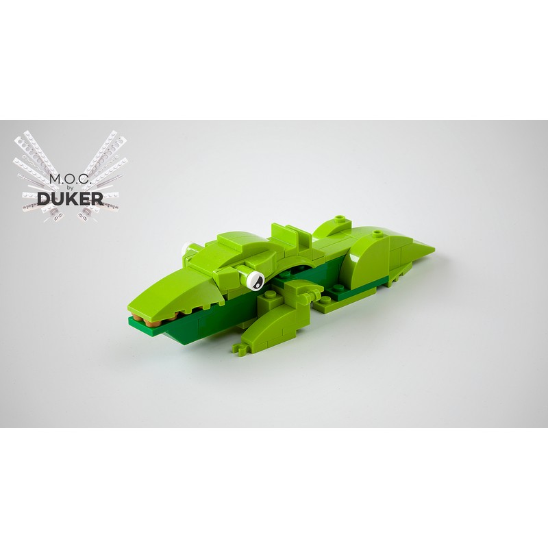 LEGO MOC Alligator by Duker | Rebrickable - Build with LEGO