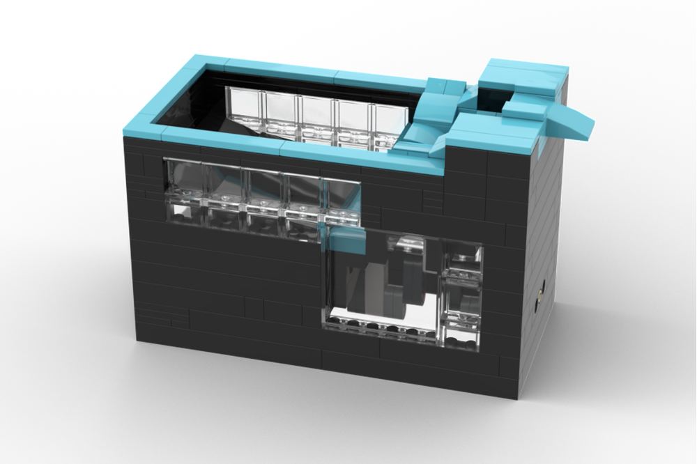 LEGO MOC Sloped Stepper - GBC Module by Pinwheel | Rebrickable - Build ...