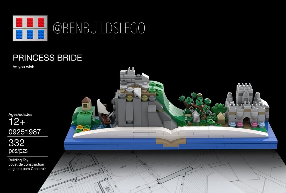 LEGO MOC The Princess Bride skyline by benbuildslego | Rebrickable ...