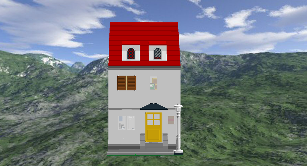 Lego Moc Reihenhaus Row House By Maccolin Rebrickable Build With Lego