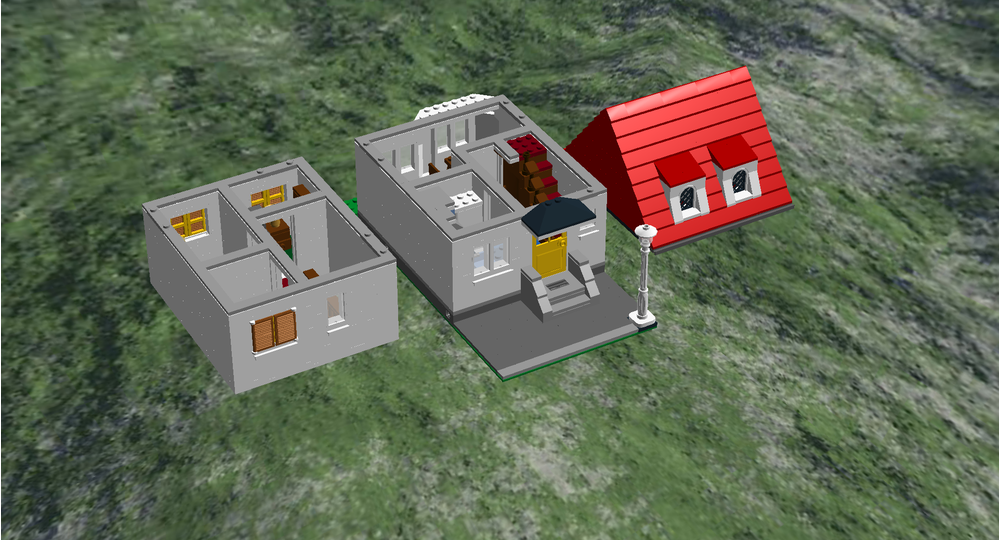 LEGO MOC Reihenhaus (Row house) by MacColin | Rebrickable - Build with LEGO