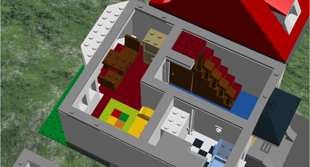 LEGO MOC Reihenhaus (Row house) by MacColin | Rebrickable - Build with LEGO