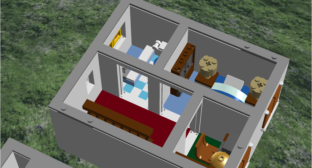 LEGO MOC Reihenhaus (Row house) by MacColin | Rebrickable - Build with LEGO