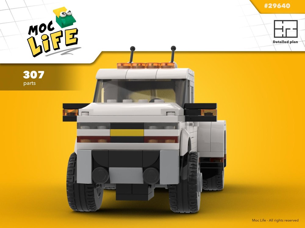 LEGO MOC Chevrolet Silverado 3500 extended cab dually by MocLife ...