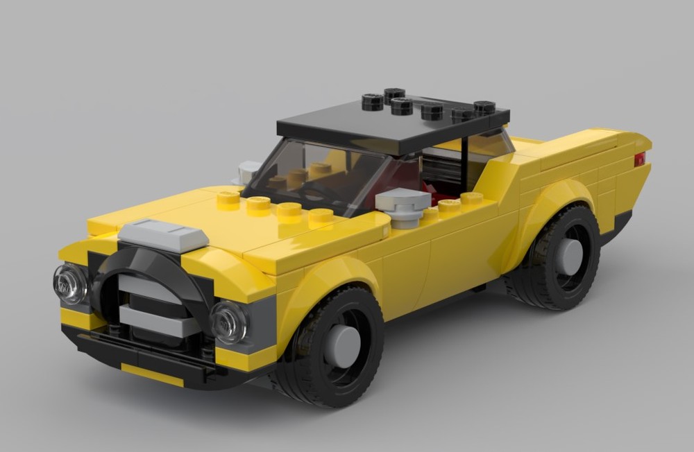 LEGO MOC 75893 Yellow Streetcar by Kirvet | Rebrickable - Build with LEGO