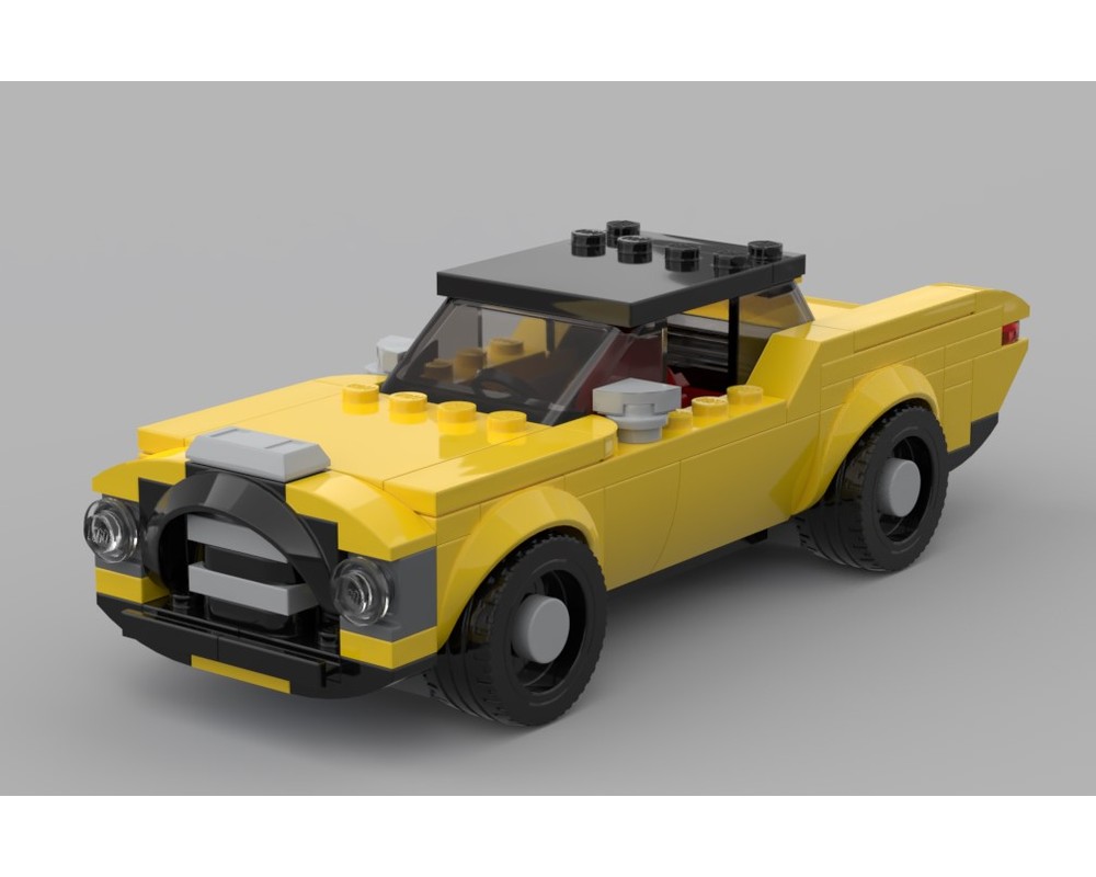 LEGO MOC-29713 75893 Yellow Streetcar (Speed Champions 2019 ...