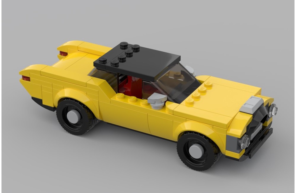 LEGO MOC 75893 Yellow Streetcar by Kirvet | Rebrickable - Build with LEGO