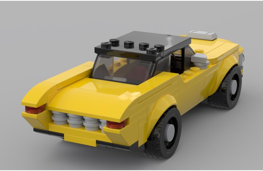 LEGO MOC 75893 Yellow Streetcar by Kirvet | Rebrickable - Build with LEGO