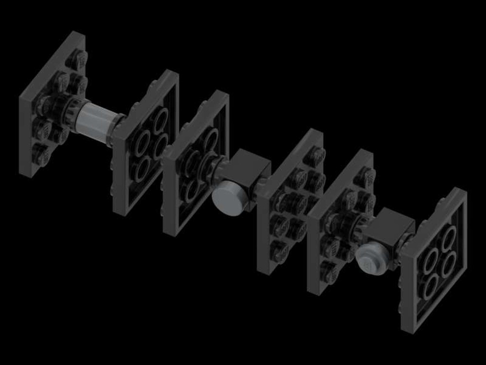 Lego Moc 3 Micro Tie Fighters By Meregt Rebrickable Build With Lego