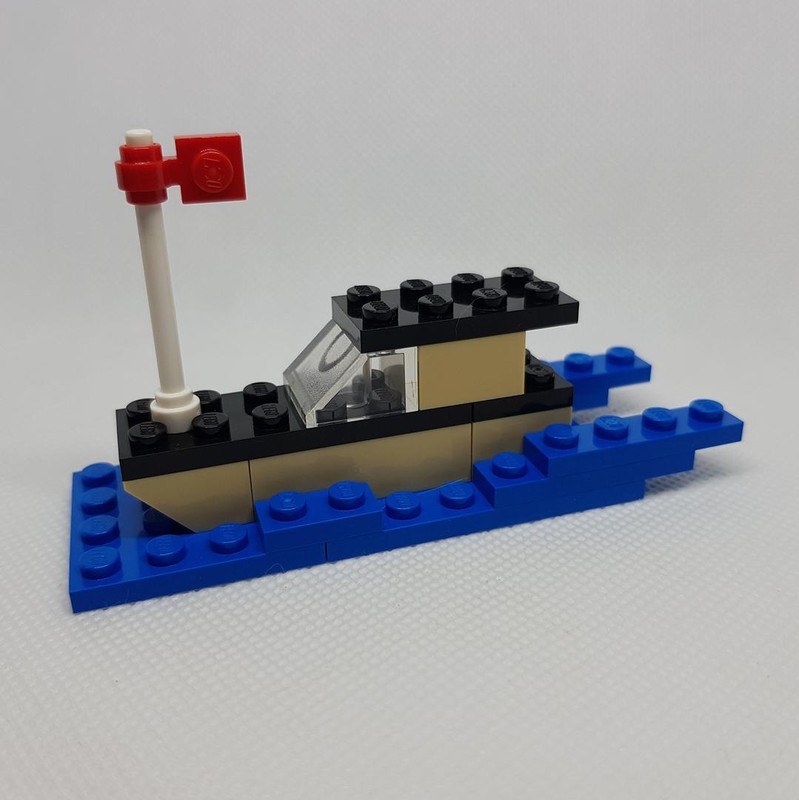 LEGO MOC Mini Speedboat by Eilu | Rebrickable - Build with LEGO