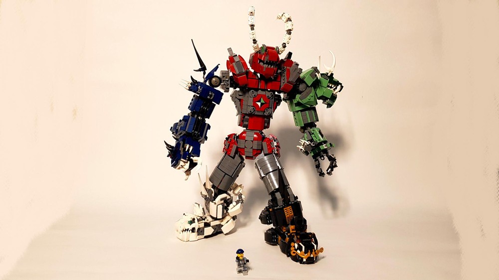 LEGO MOC Dragon Combiner Mech by frenchybricks | Rebrickable - Build ...