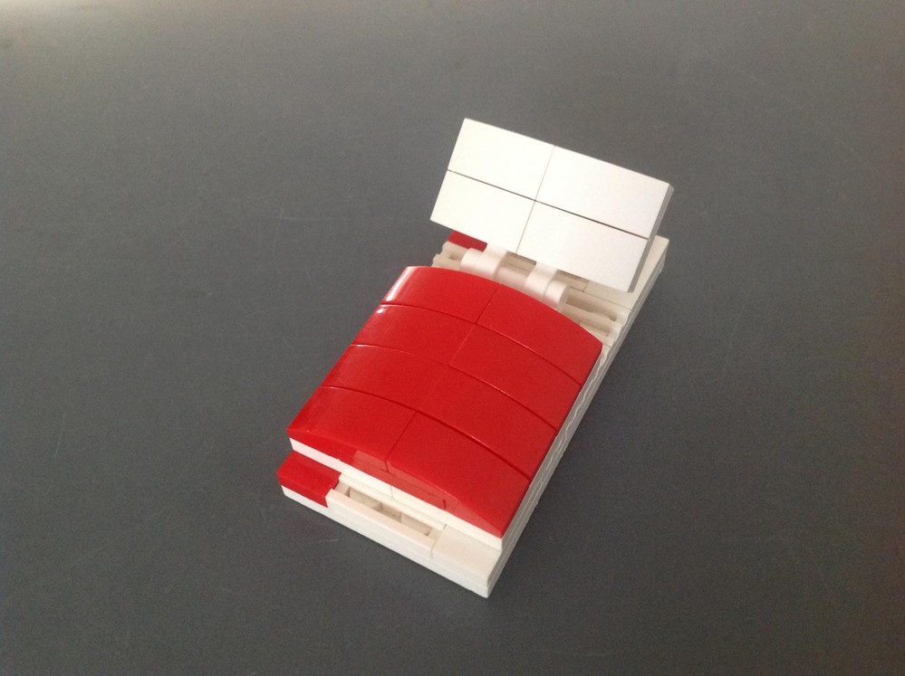 LEGO MOC Bed by PescheH | Rebrickable - Build with LEGO