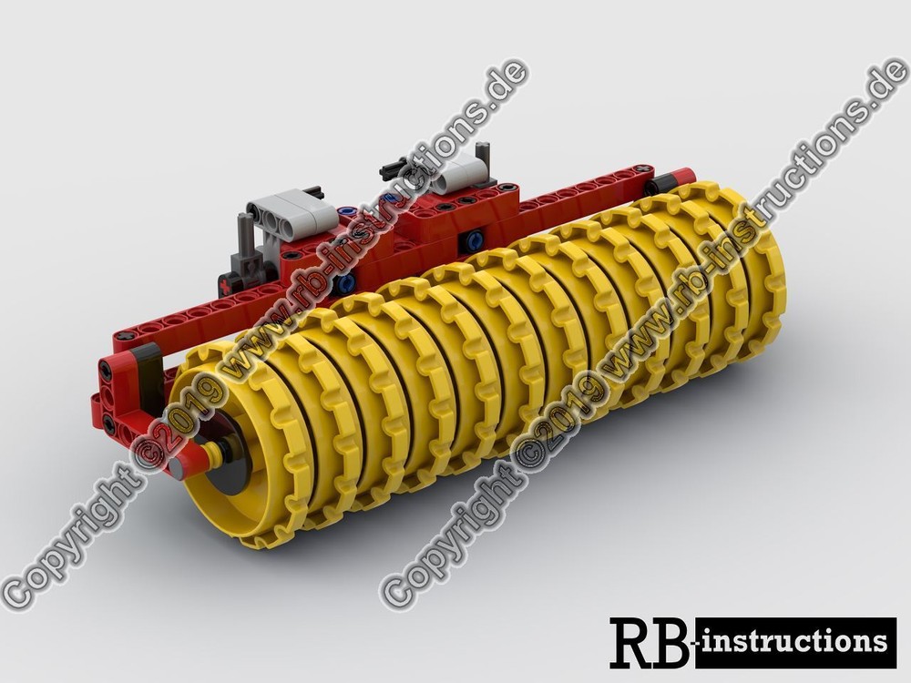 LEGO MOC Silo roller for Claas Xerion 5000 or Fastrac (Silowalze) by RB ...