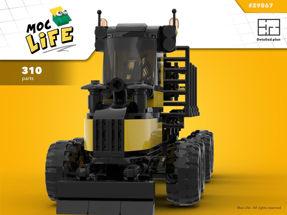 Lego Moc Forwarder By Moclife Rebrickable Build With Lego