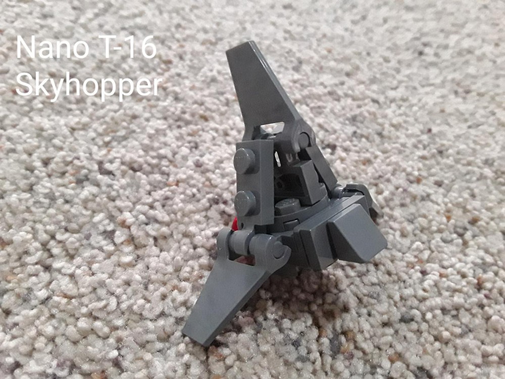 LEGO MOC Nano T-16 Skyhopper by Noob Builds Lego | Rebrickable - Build ...