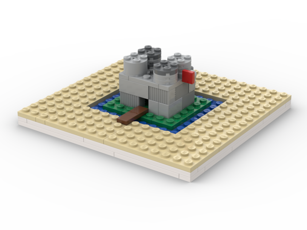 LEGO MOC Micro Castle by Nicole1 | Rebrickable - Build with LEGO