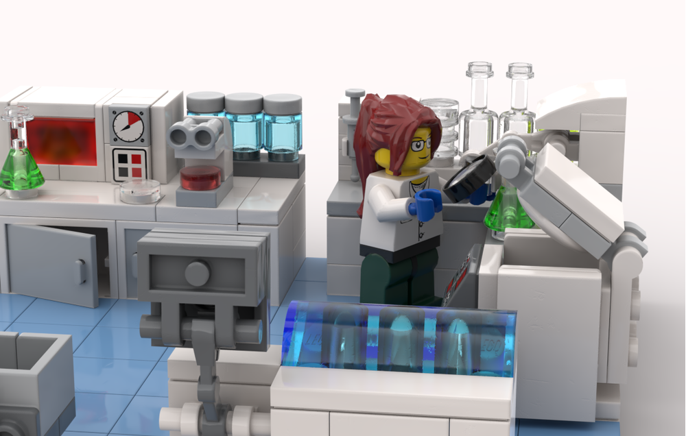 LEGO MOC Medical laboratory by adhd.inside | Rebrickable - Build with LEGO
