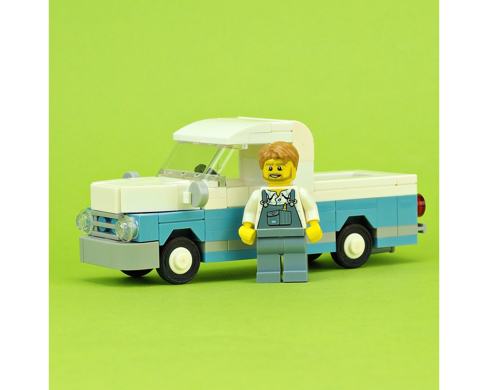LEGO MOC-29938 Vintage pickup truck (Town > City 2019) | Rebrickable ...