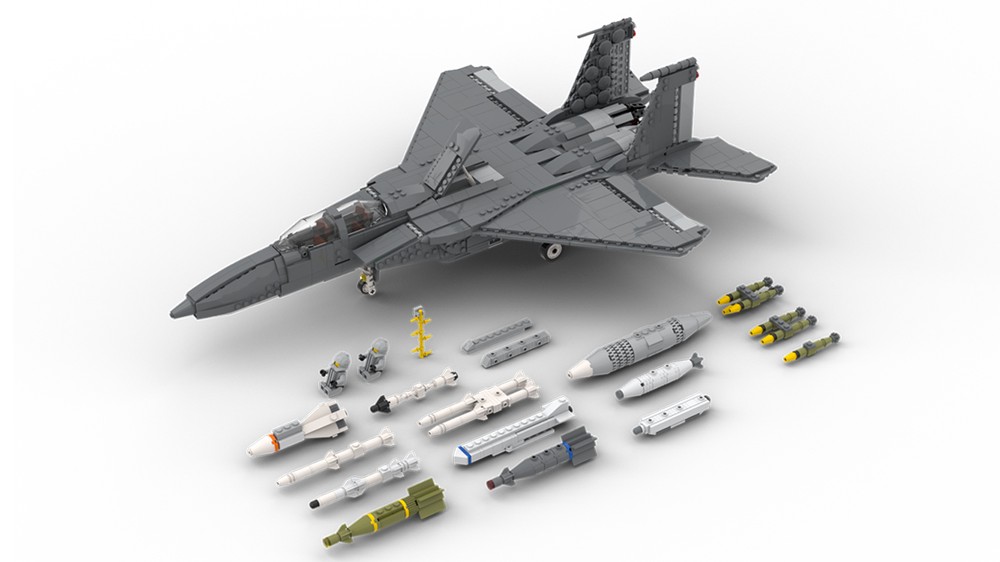 LEGO MOC F-15 E Strike Eagle | 1:33 Minifigure Scale by DarthDesigner ...
