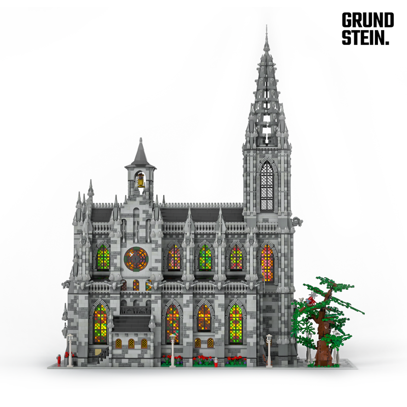 LEGO MOC Modular Cathedral by -Felix- | Rebrickable - Build with LEGO