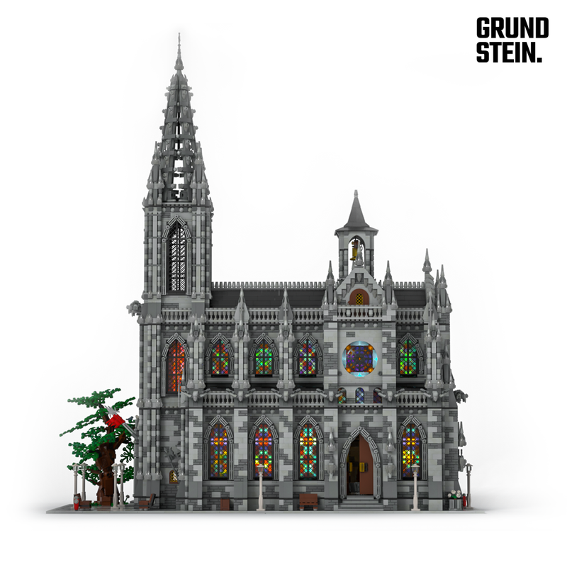 LEGO MOC Modular Cathedral by -Felix- | Rebrickable - Build with LEGO