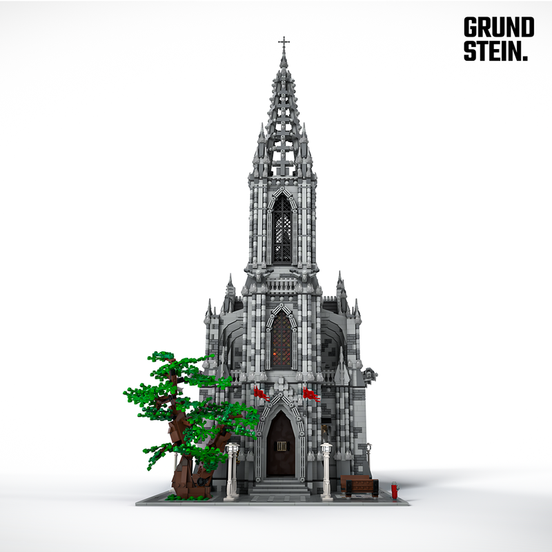 LEGO MOC Modular Cathedral by -Felix- | Rebrickable - Build with LEGO