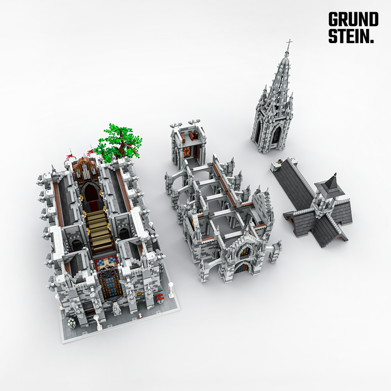 LEGO MOC Modular Cathedral by -Felix- | Rebrickable - Build with LEGO