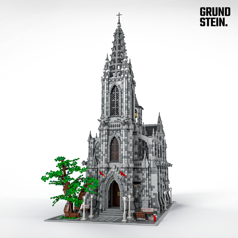 LEGO MOC Modular Cathedral by -Felix- | Rebrickable - Build with LEGO
