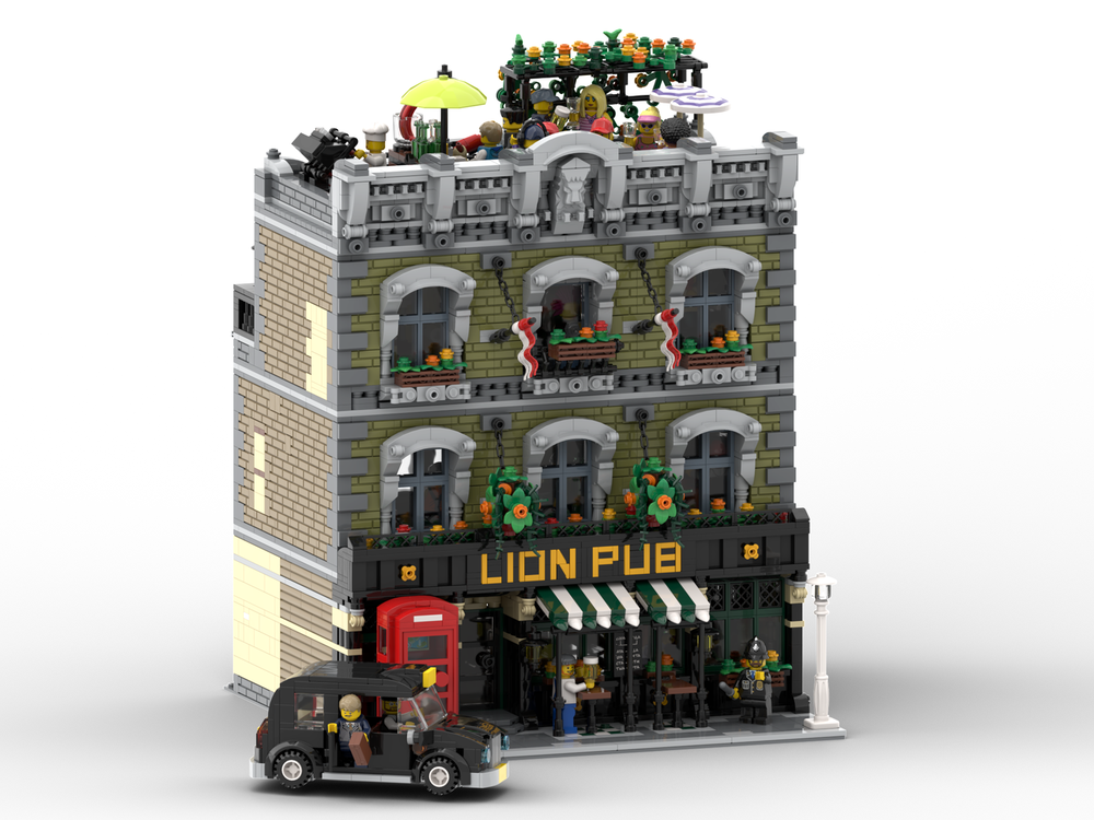 LEGO MOC Lion Pub by simon84 | Rebrickable - Build with LEGO