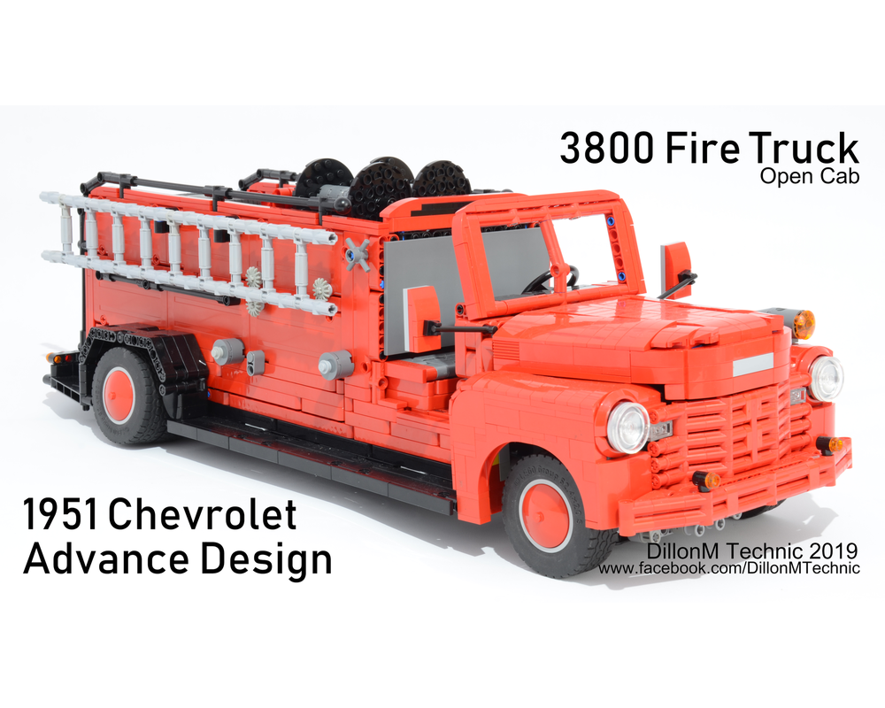 LEGO MOC-30036 Chevrolet Advance Design - Fire Truck (Technic 2019 ...