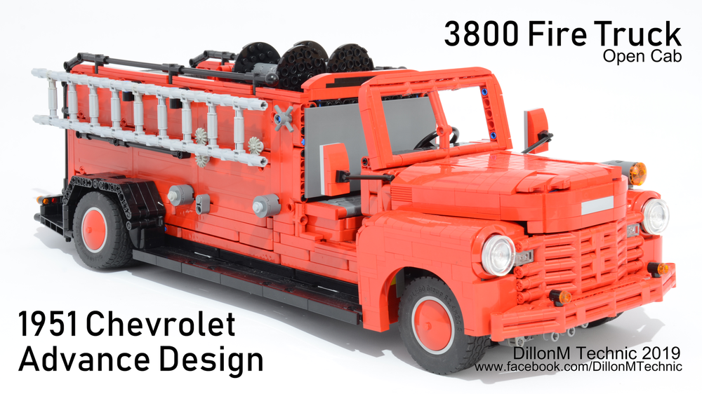 LEGO MOC Chevrolet Advance Design - Fire Truck by dillonm | Rebrickable ...