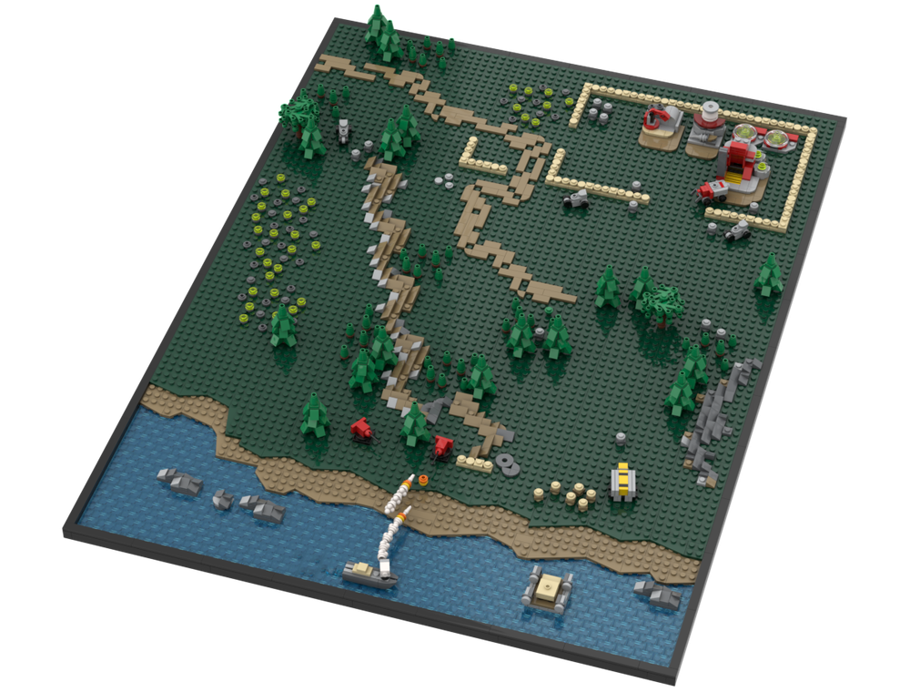 LEGO MOC C&C Microscale Base by rad0lf | Rebrickable - Build with LEGO