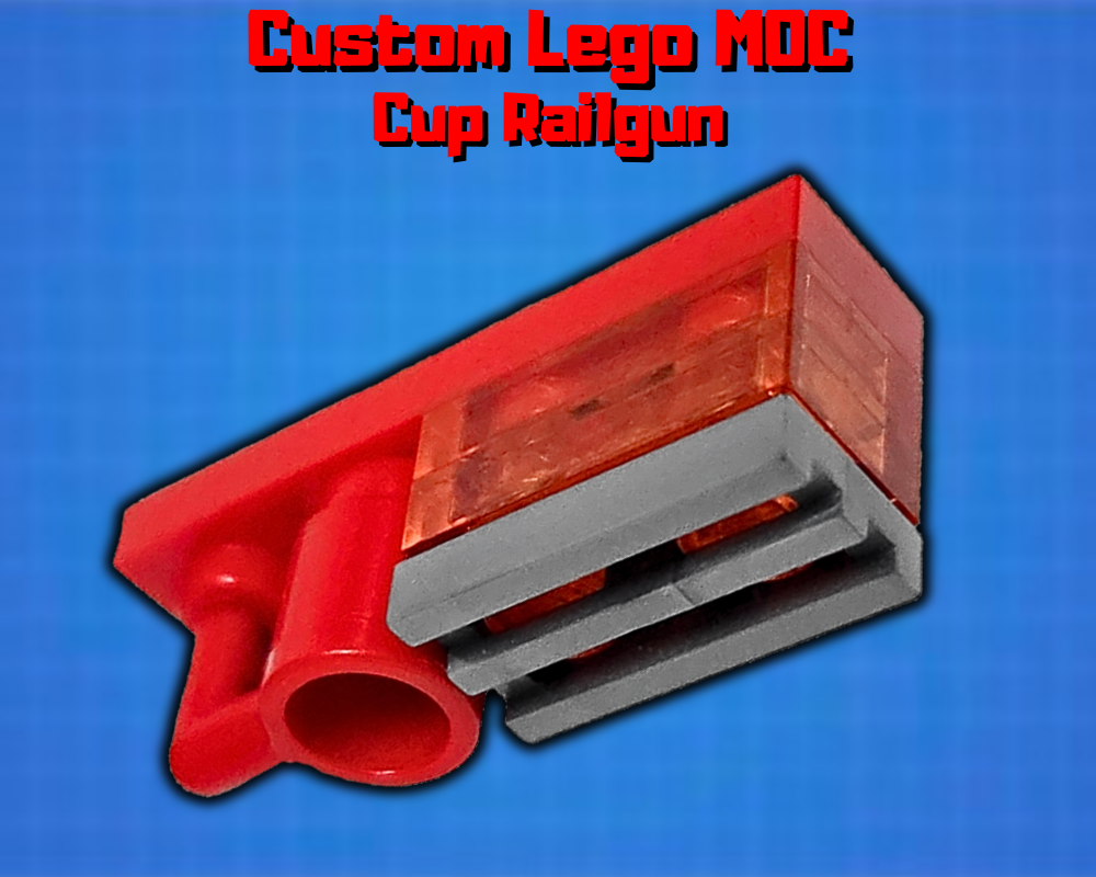 LEGO MOC Cup Railgun by Noob Builds Lego | Rebrickable - Build with LEGO