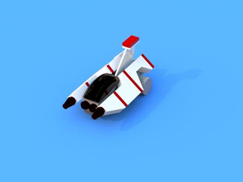Lego Moc Tutorial Spaceship For Blueprint By Msx Rebrickable Build