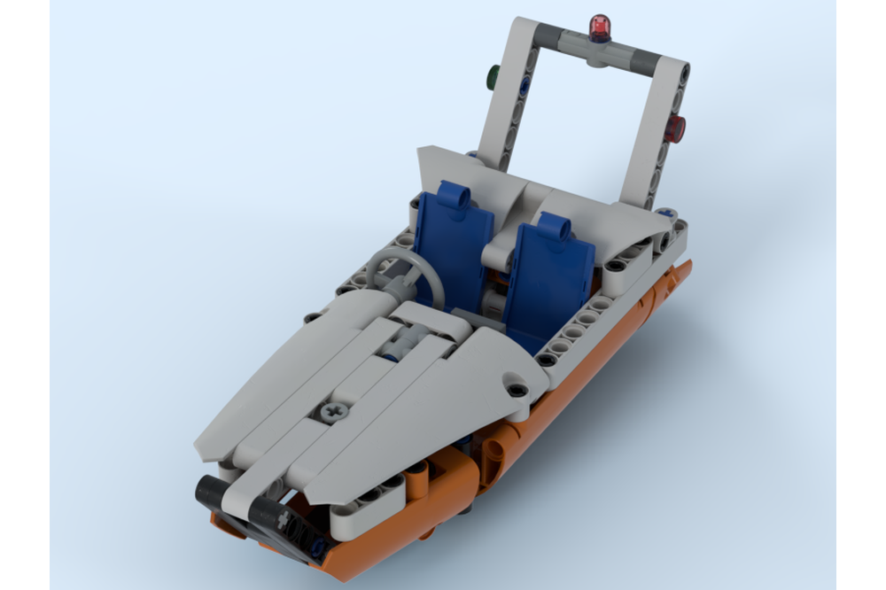 LEGO MOC 42052 Powerboat by thekitchenscientist | Rebrickable - Build ...