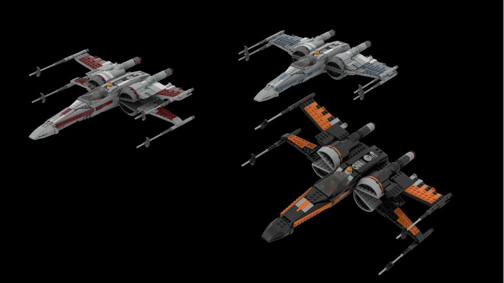 LEGO MOC T-70 X Wing Starfighter Mk. IV by thebrickmaker | Rebrickable ...