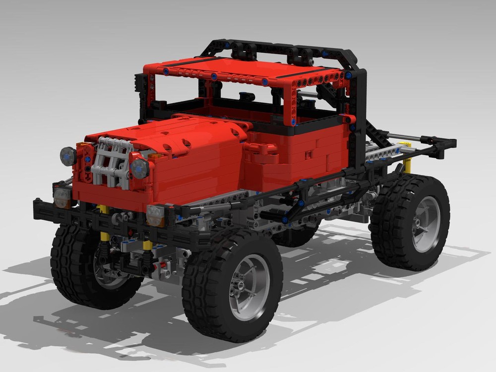 Lego Moc Trial Truck 4x4 By Jonimtb Rebrickable Build With Lego