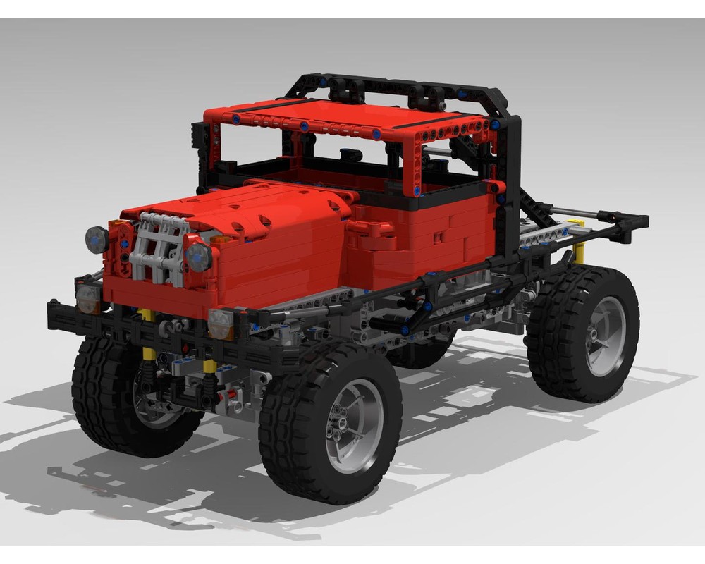 LEGO MOC Trial Truck 4x4 by jonimtb | Rebrickable - Build with LEGO